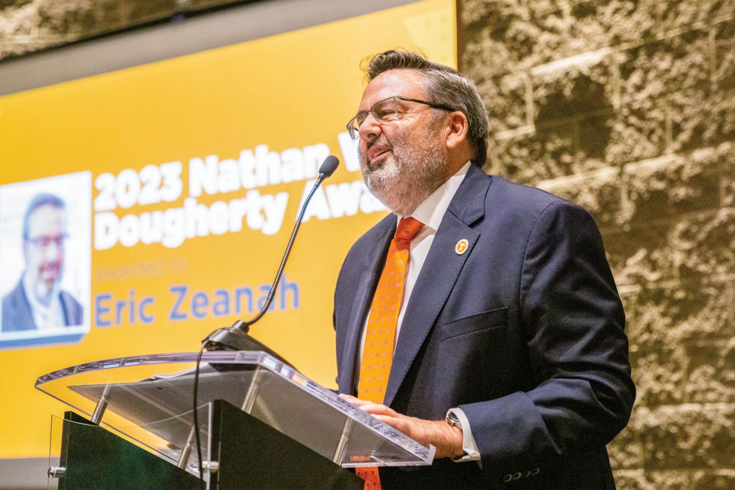 Zeanah Honored with Dougherty Award - Tennessee Engineer